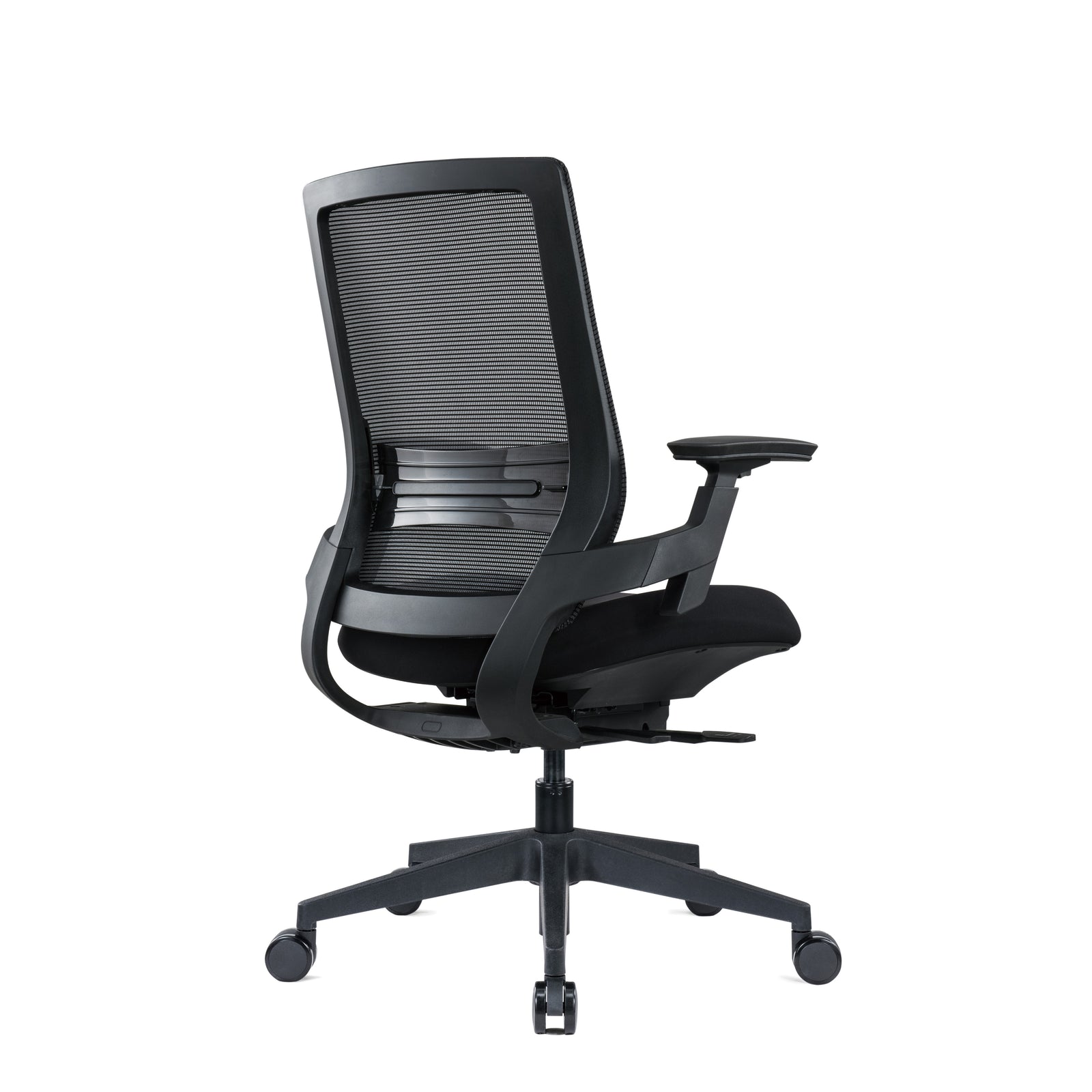 TENMC - Ergonomic Mesh Task Chair with sliding seat and adjustable lum