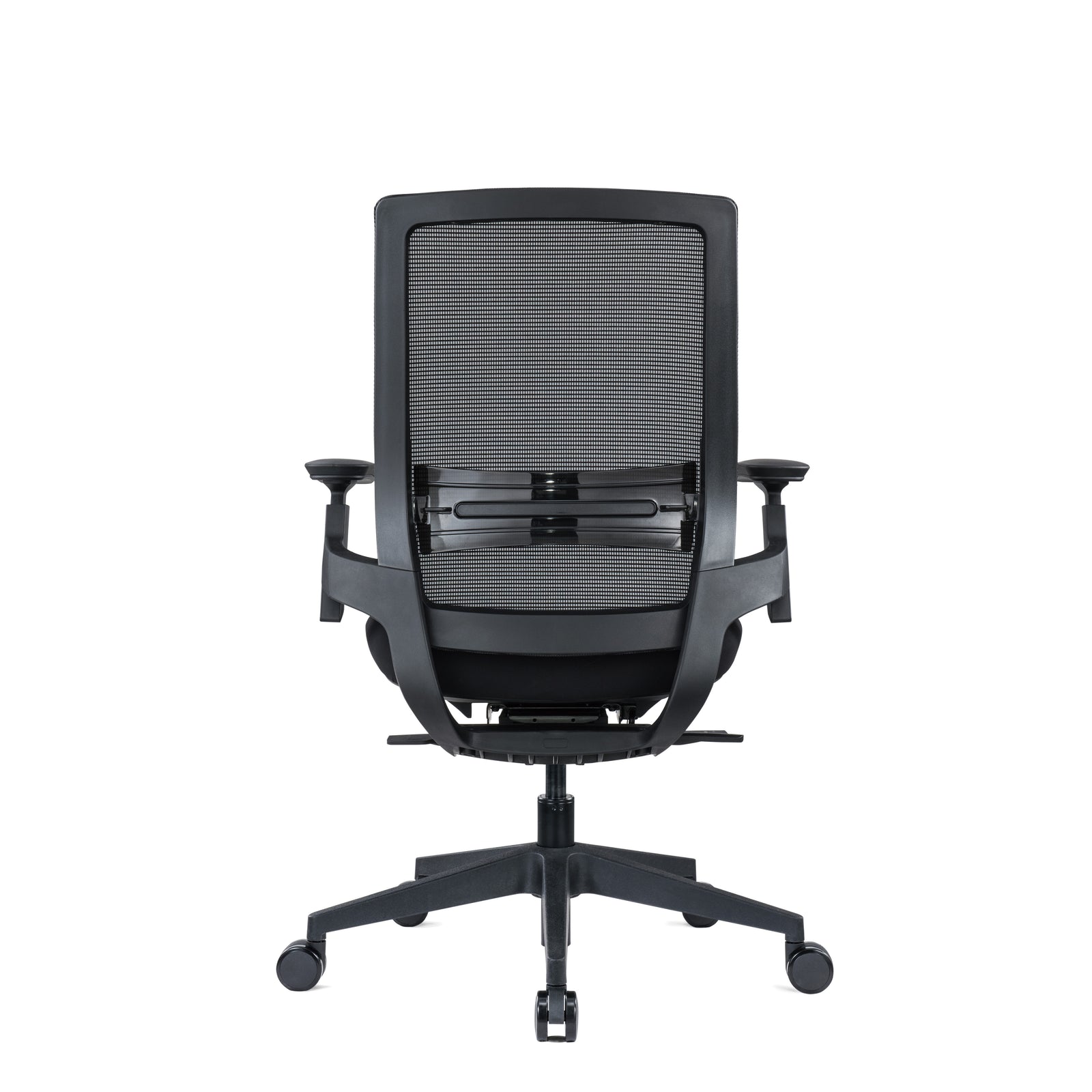 TENMC - Ergonomic Mesh Task Chair with sliding seat and adjustable lum