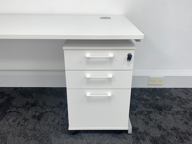Modern White Rectangle Desks 1600 x 800mm