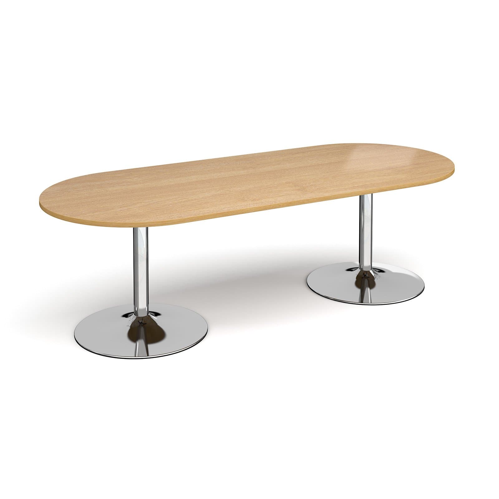 Radial End Trumpet Base Boardroom Table DM