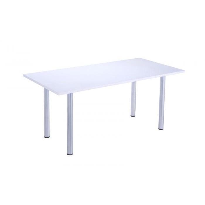 White Rectangular Meeting Table MW - Kings Office Furniture